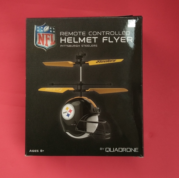 NFL | Other | Pittsburgh Steelers Nfl Helmet Flyer New In Box | Poshmark